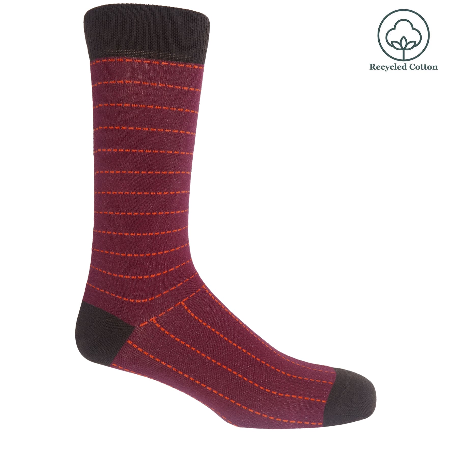 Dash Men's Socks - Maroon – Peper Harow