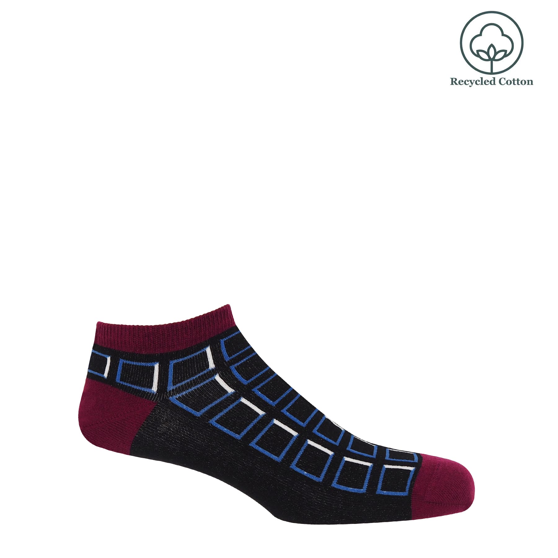 Cube Men's Trainer Socks - Black – Peper Harow