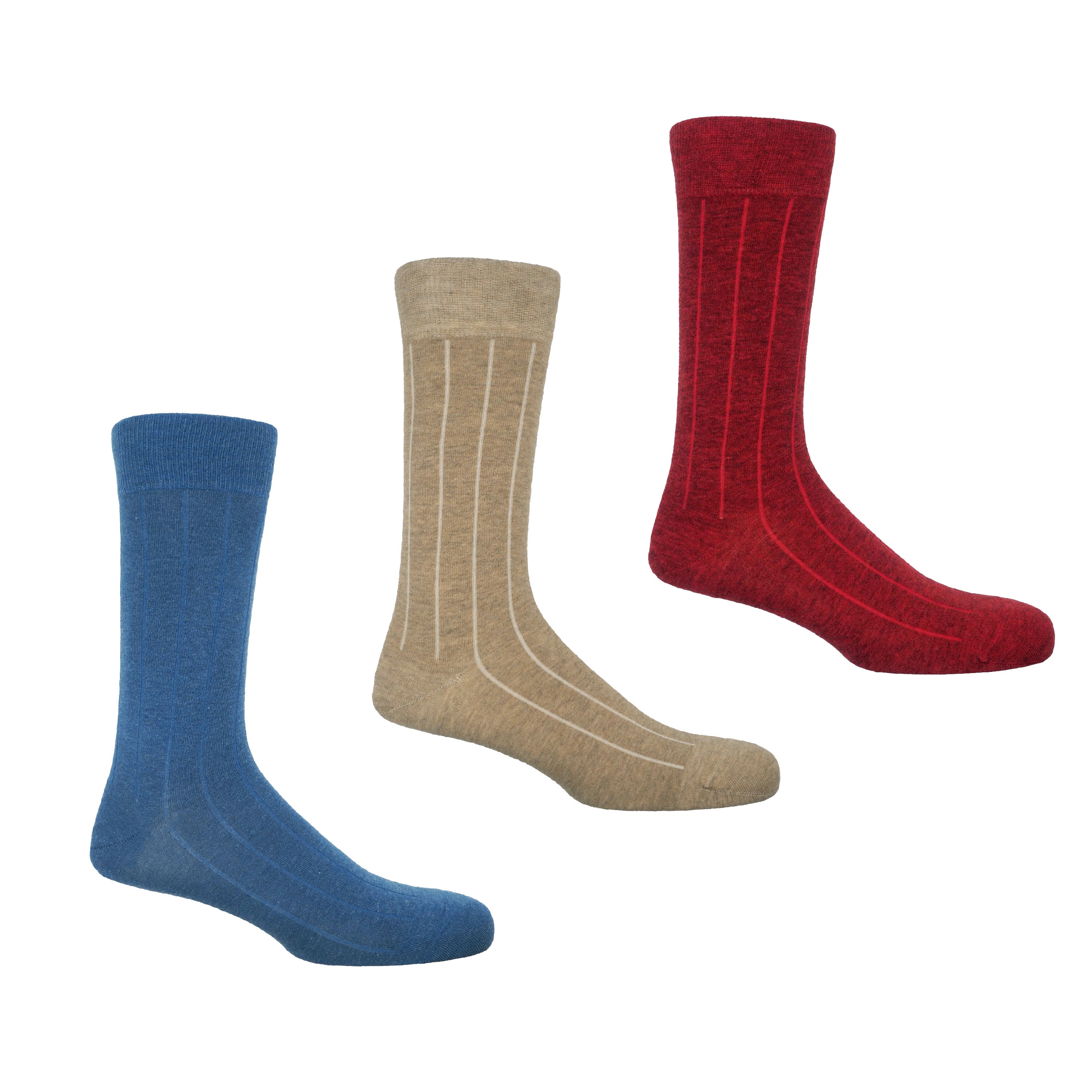 Cashmere Men's Bundle - Blue, Beige & Red – Peper Harow