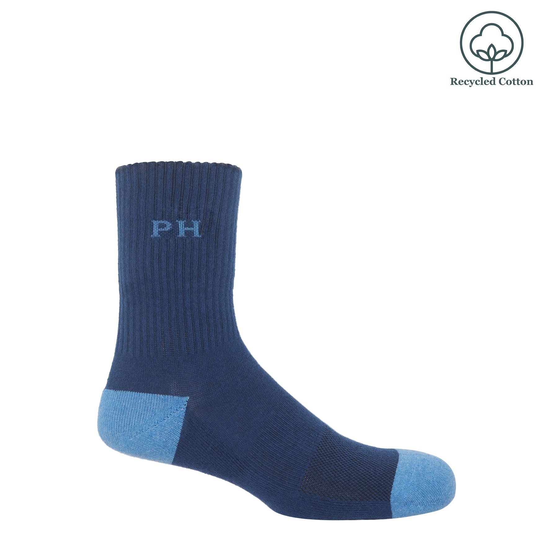 Reversible Men's Sport Socks - Blue – Peper Harow