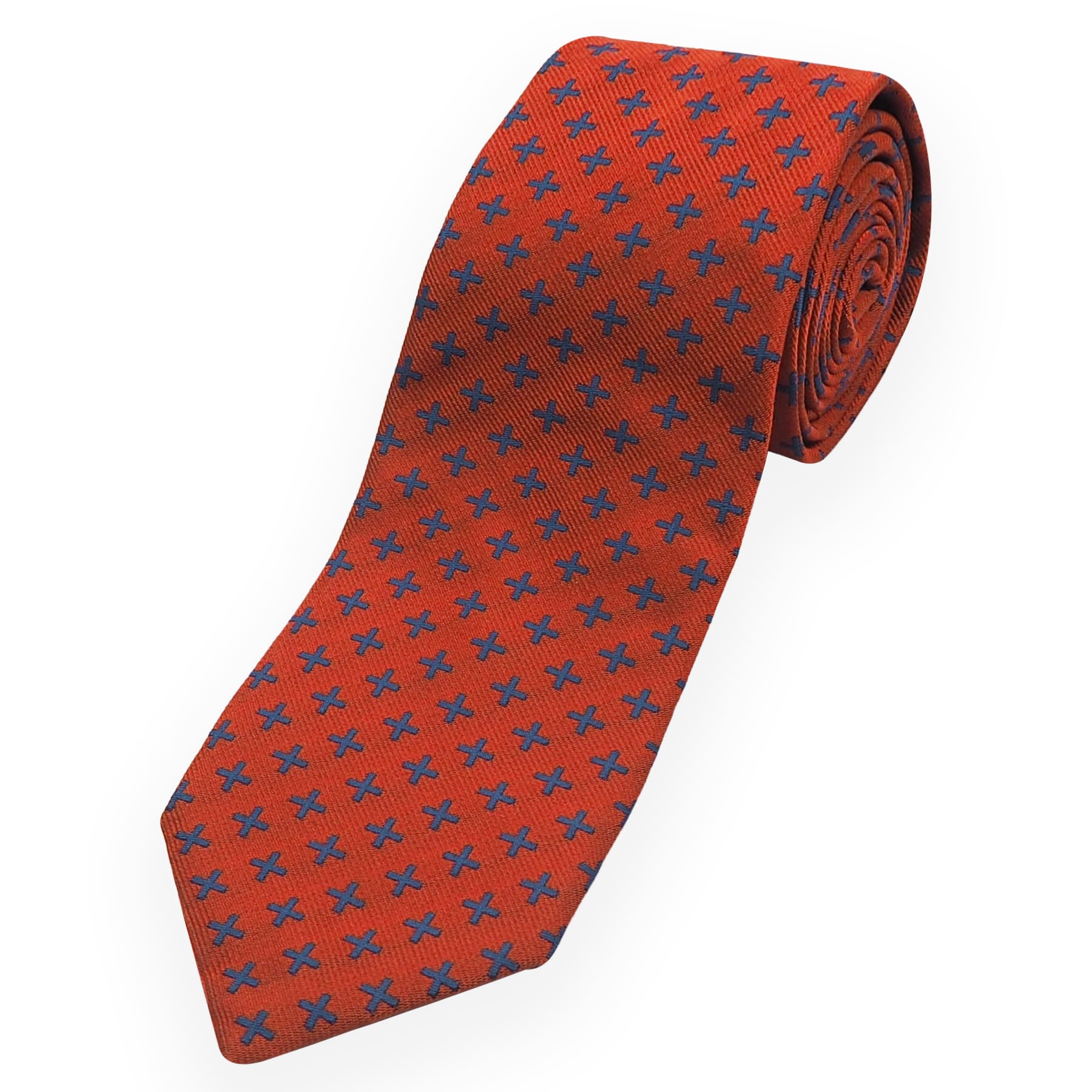 Crosslet Men's Ties - Orange – Peper Harow