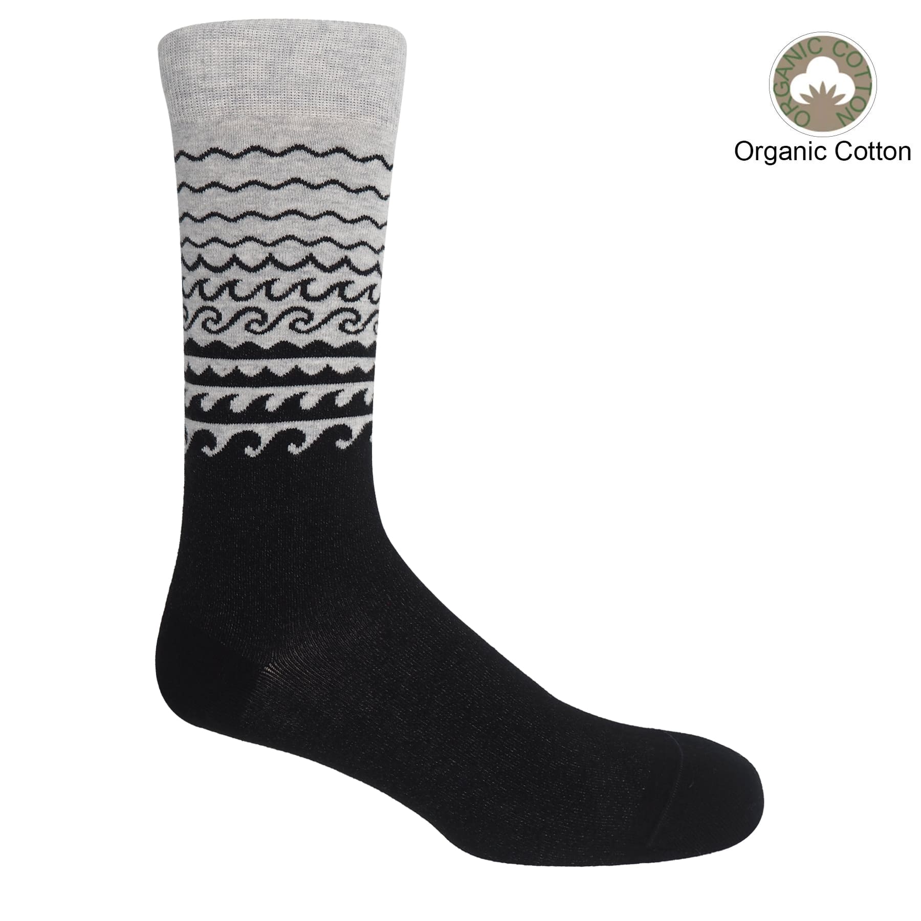 Wave Men's Socks - Grey – Peper Harow
